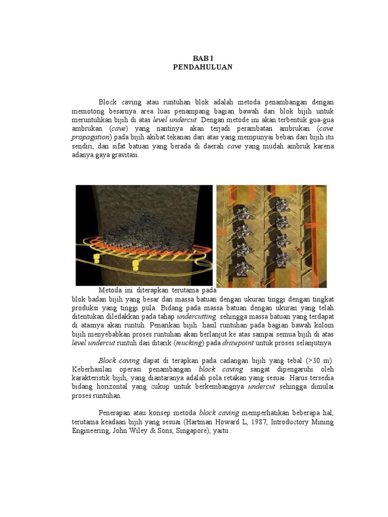 TBT Klompok Block Caving | PDF