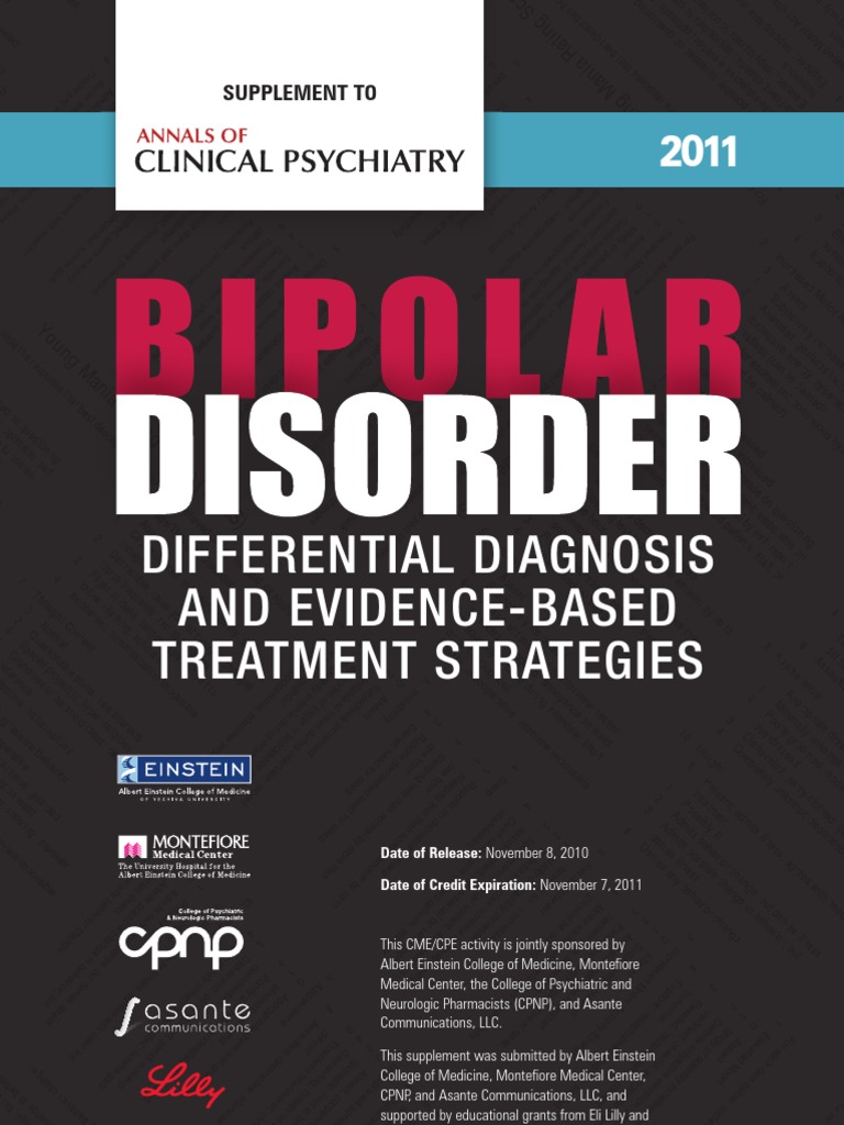 Medical Management of Bipolar Disorder a Pharmacologic Perspective ...