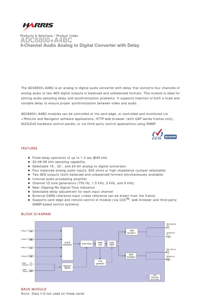 Adc A4bcd | PDF | Analog To Digital Converter | Input/Output