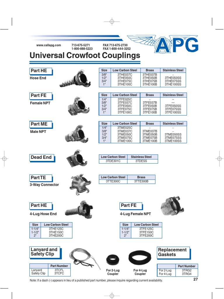 Coupling Catalog | PDF