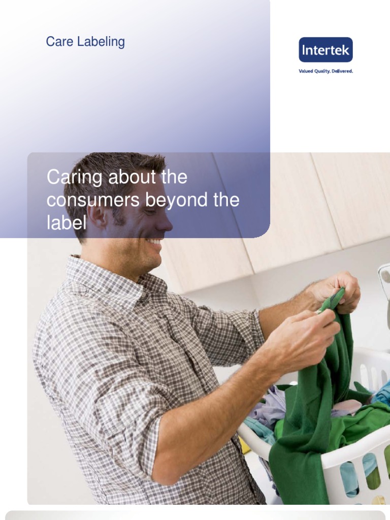 Complete Chart of Care Labelling | PDF