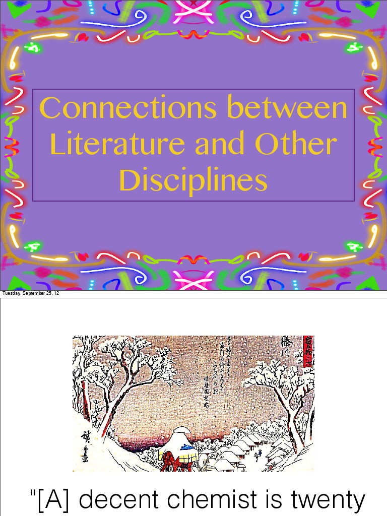 Connections Between Literature and Other Disciplines | PDF | Science ...
