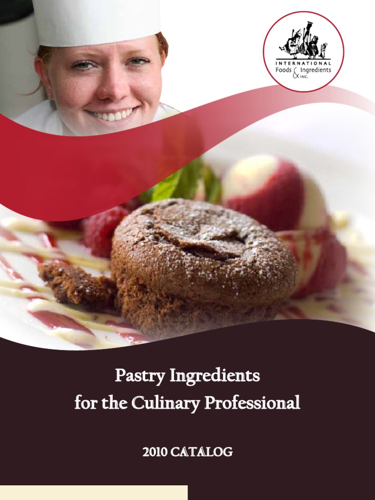 Pastry Ingredients For The Culinary Professional | PDF | Desserts ...