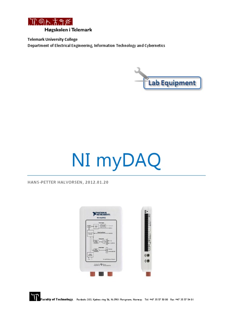 NI myDAQ | Electrical Engineering | Electronics