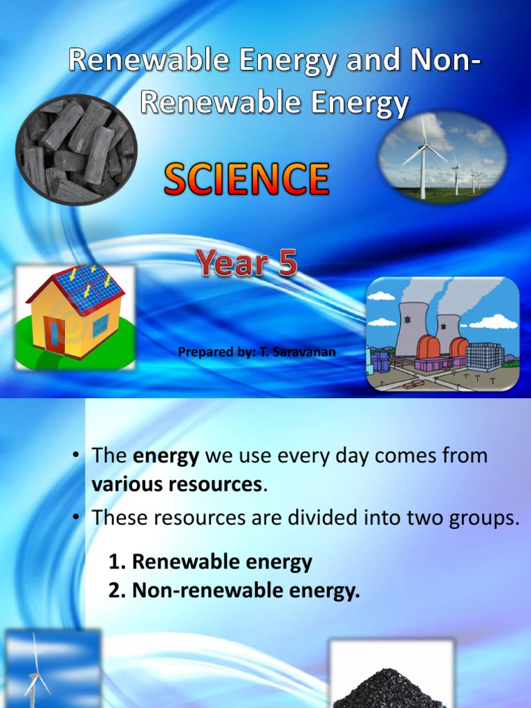 Energy Resources Overview | PDF