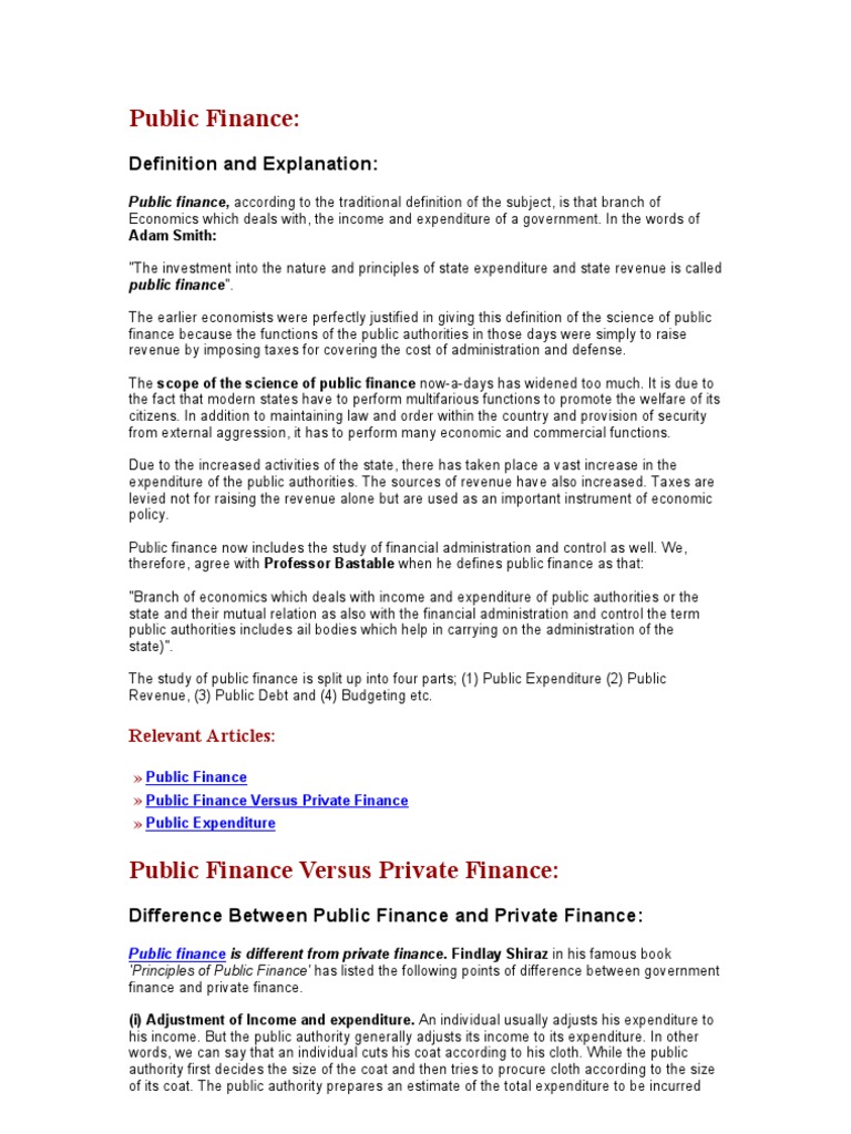 Public Finance | PDF | Public Finance | Banks