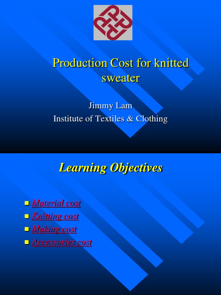 Sweater Costing Strategy | PDF