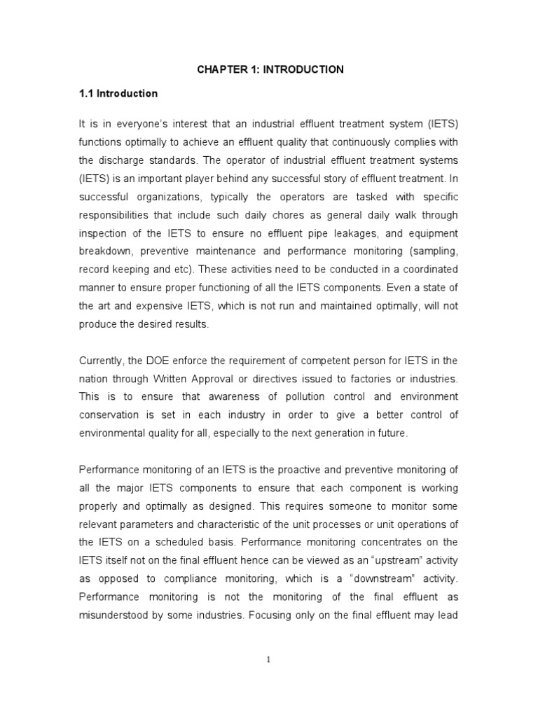 Optimizing Industrial Effluent Treatment: A Guide for Operators of the ...