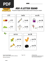 Vowel Sounds Phonics Worksheet | PDF | Games & Activities | Language ...