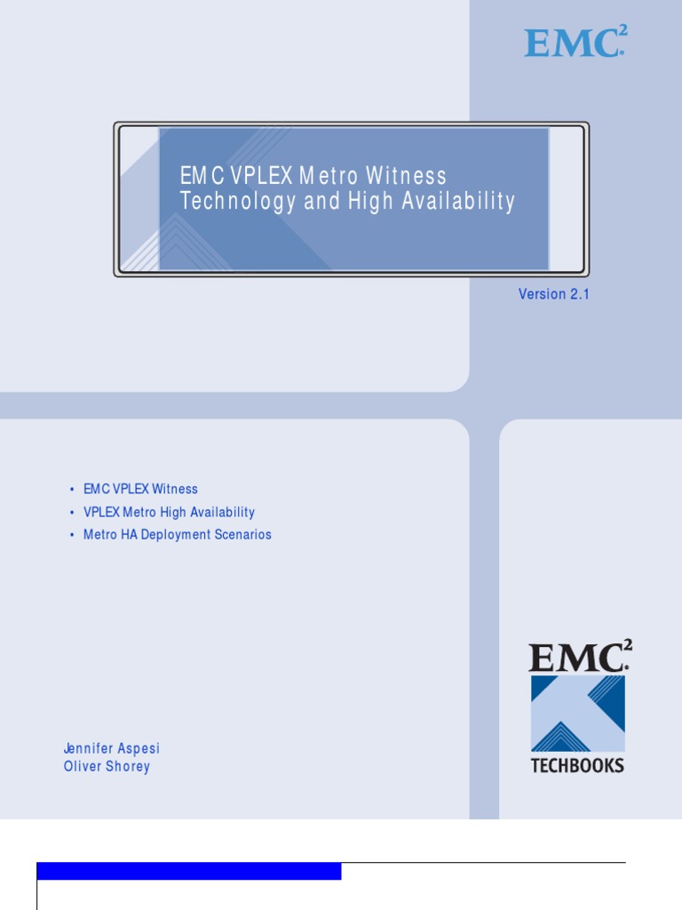 Vplex Architecture Deployment | PDF