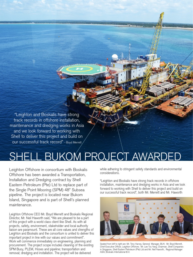 Shell Bukom Project Awarded PDF | PDF