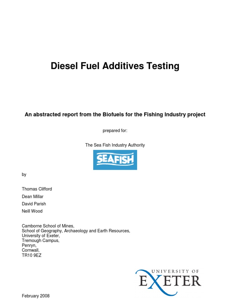 Diesel Fuel Additives Testing | PDF | Diesel Engine | Scada