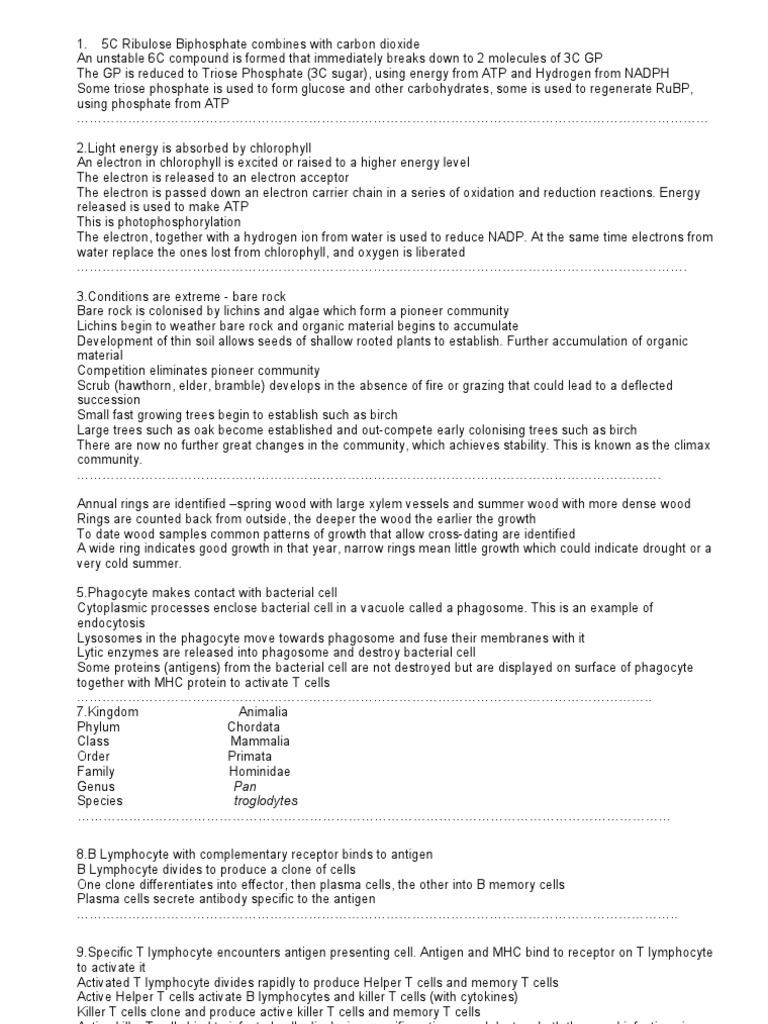 Biology Unit 4 Long Answers | PDF | T Cell | Gel Electrophoresis