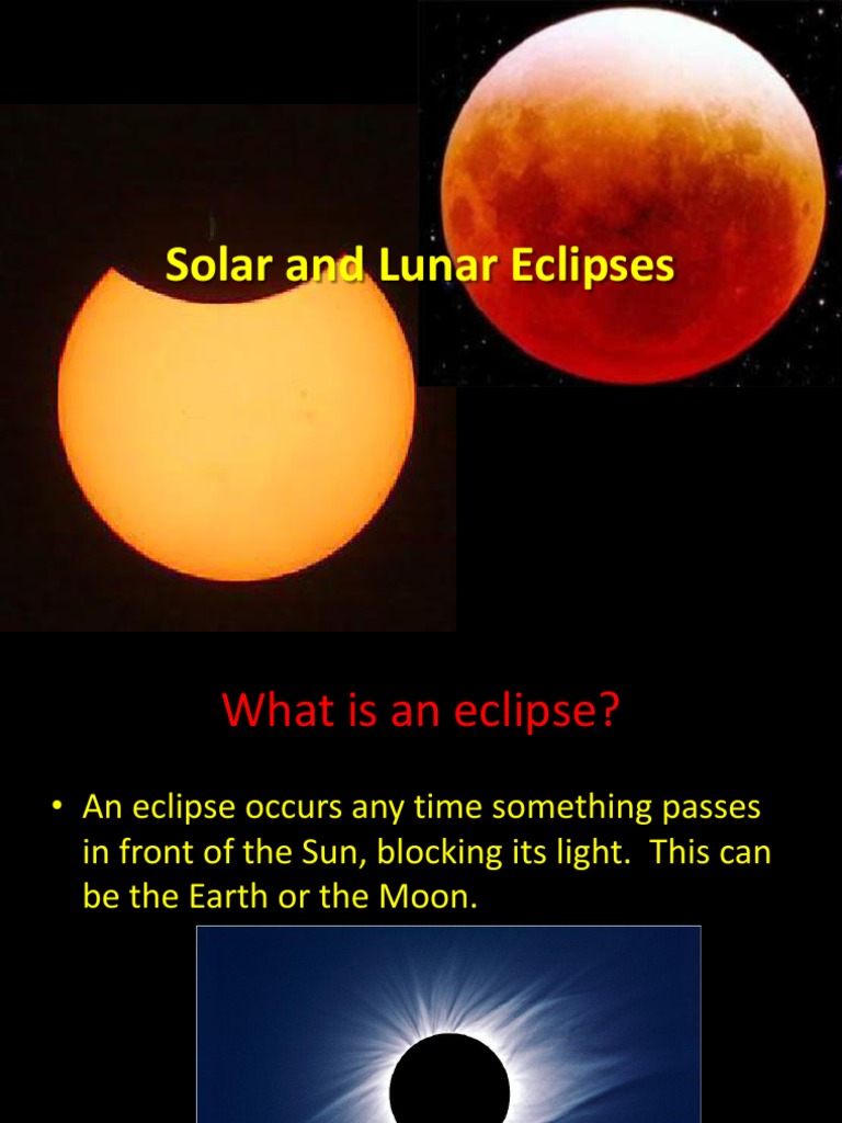 Solar and Lunar Eclipses Explained | PDF | Solar Eclipse | Shadow