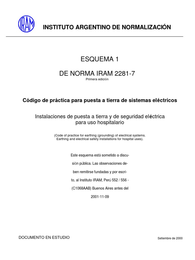 Iram 2281-7 PDF | PDF | Transformador | Batería (electricidad)