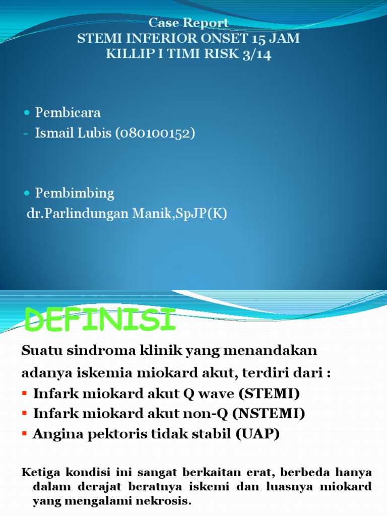 Lapkas PP (STEMI) | PDF | Angina Pectoris | Myocardial Infarction