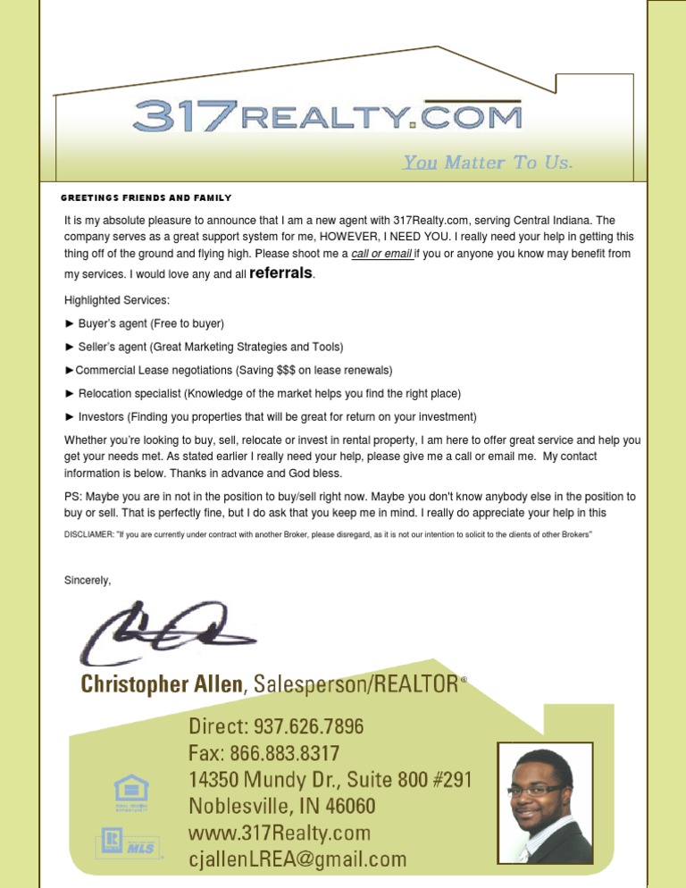 Family Introduction Letter | PDF