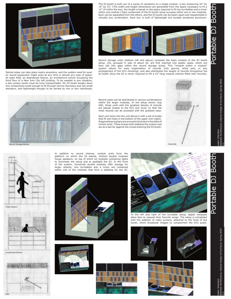 DJ Booth Layout Rev | PDF | Disc Jockey | Phonograph