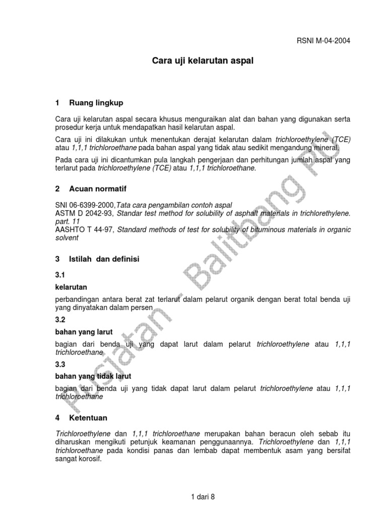 Rsni M-04-2004 | PDF