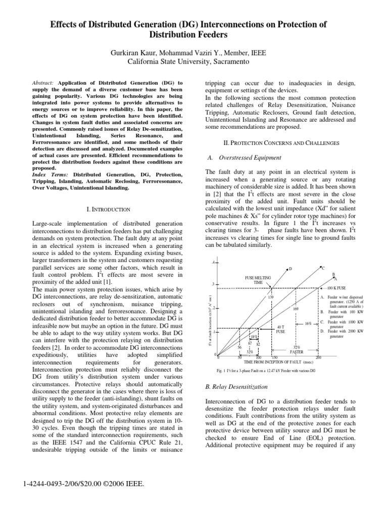 Effect Distributed Generation | PDF | Electrical Substation | Transformer