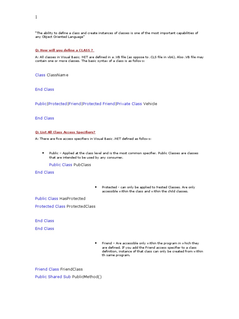 Oops Qagg | PDF | Class (Computer Programming) | Method (Computer Programming)