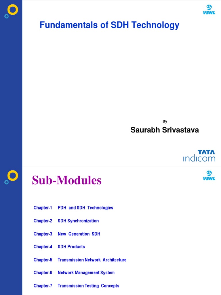 Fundamental of SDH Technology | PDF | Network Architecture ...