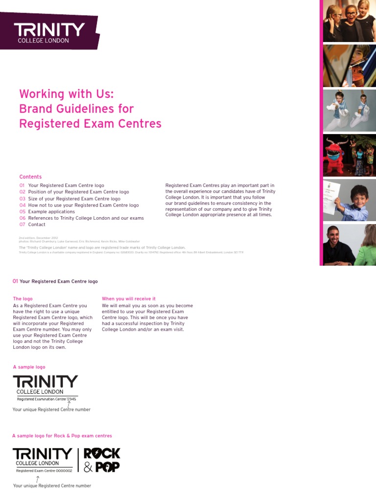 Trinity College London Brand Guidelines (v2) | PDF | Logos | Test ...