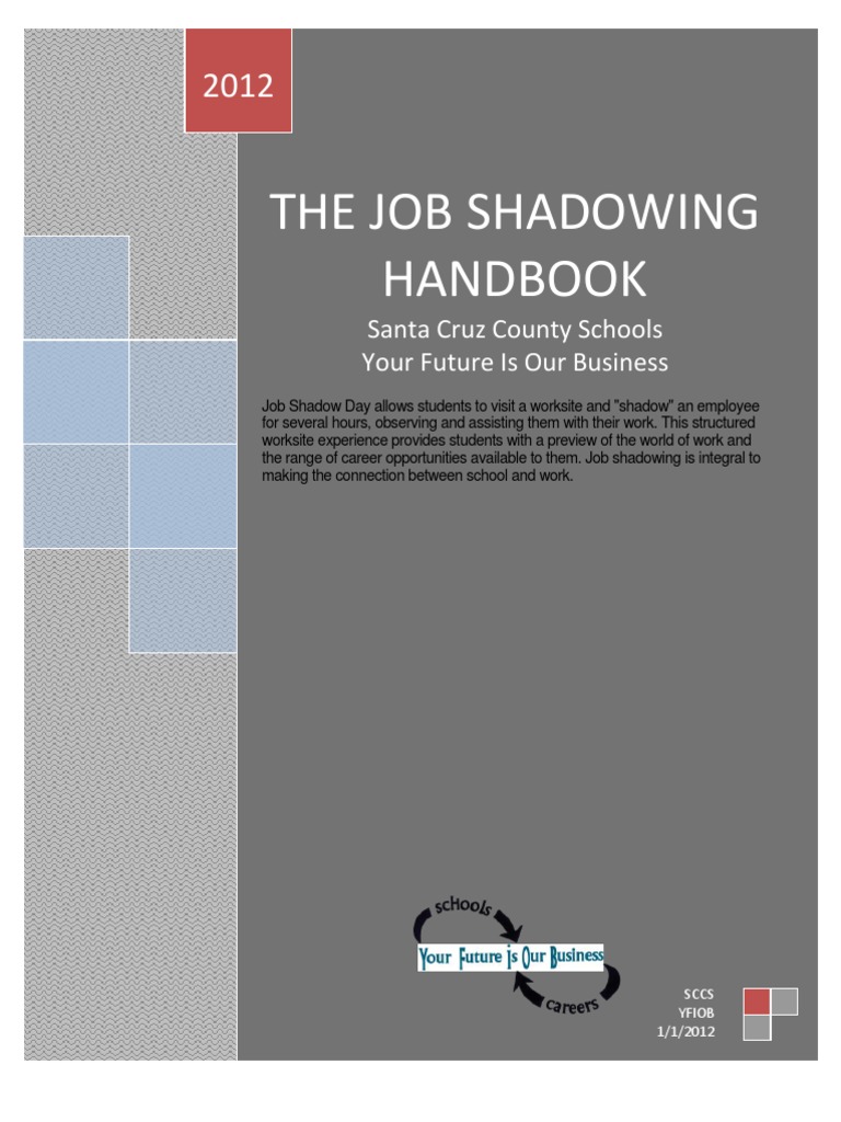 Job Shadow Handbook | PDF | Employment | Employee Benefits