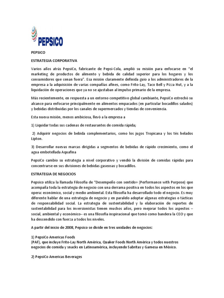 Estrategias Pepsi Docx