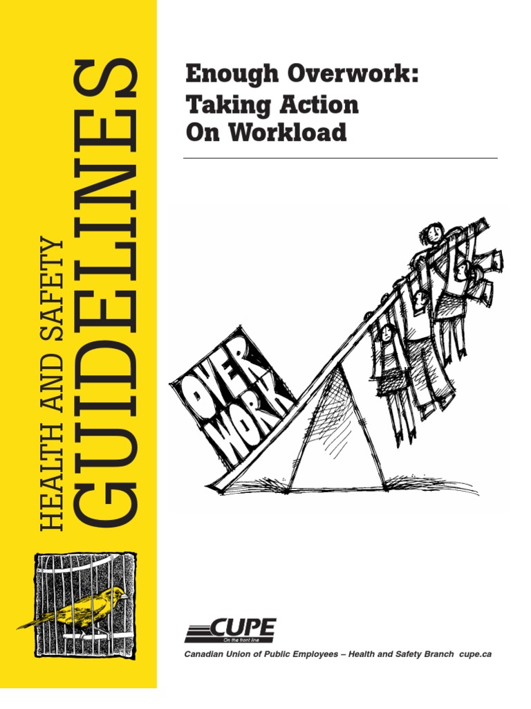 Over Work Guideline | PDF | Occupational Safety And Health | Depression ...