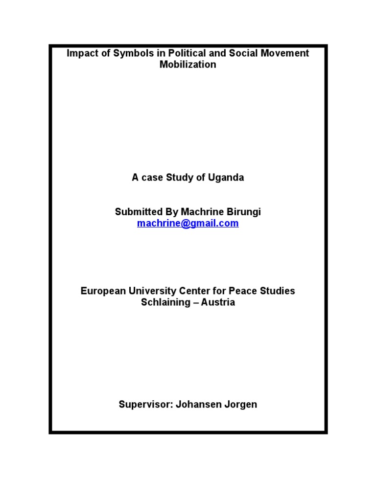 Symbols in Ugandan Politics | PDF | Uganda | Government