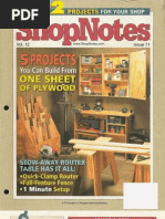 ShopNotes #100 - Ultimate Router Table | PDF | Screw | Woodworking