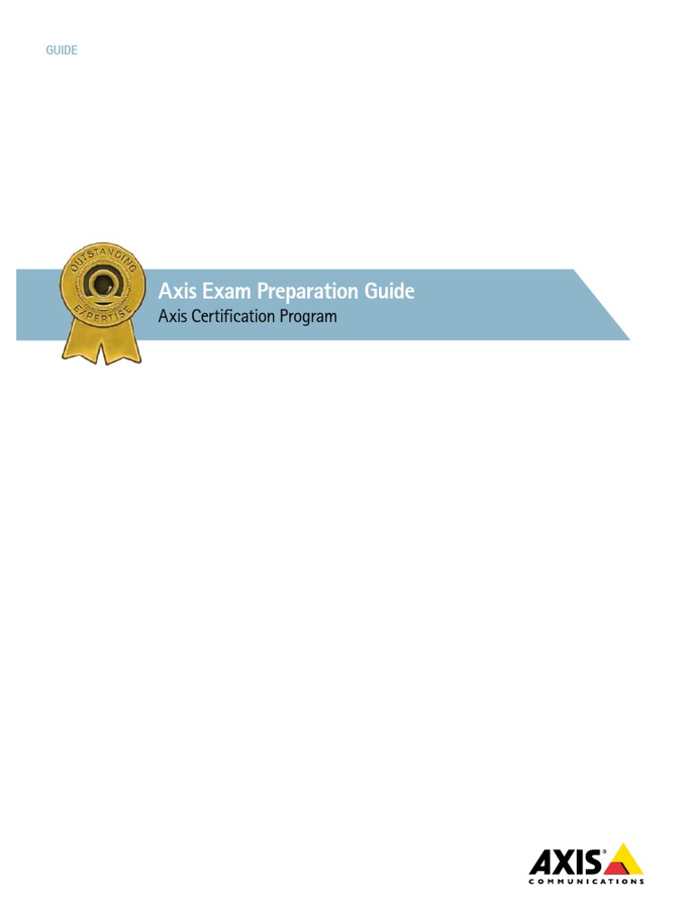 GD Axis Exam Preparation 50844 en 1303 Lo | PDF | Professional ...