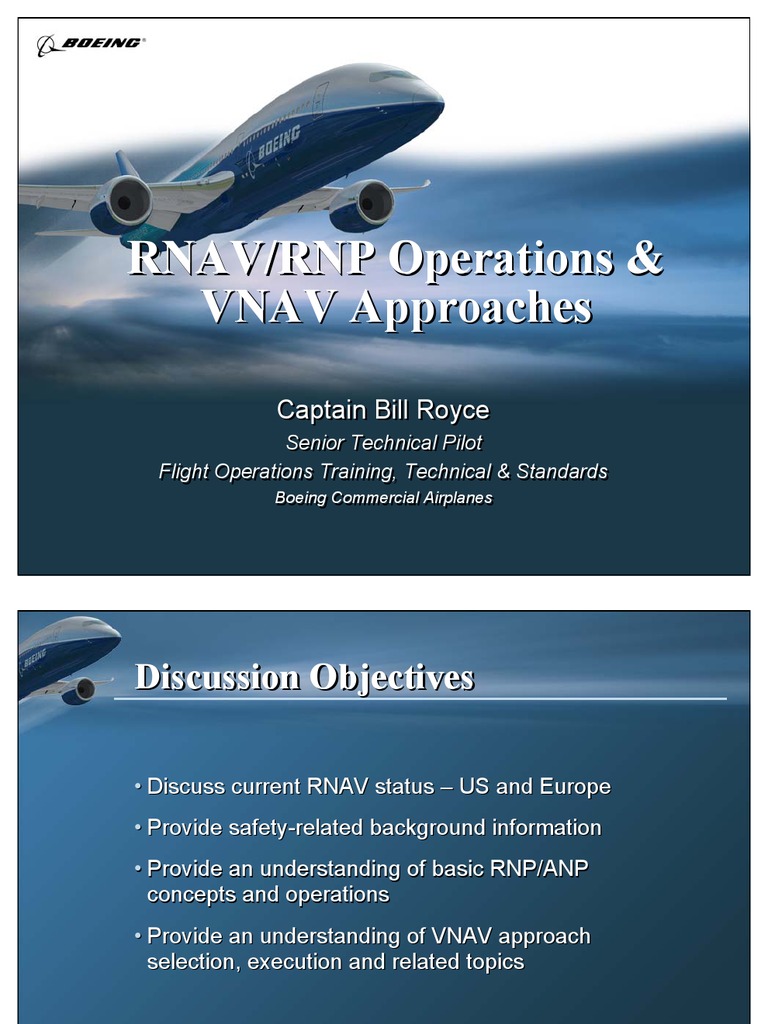 B737-Brnav-Rnp Ops and VNAV Approaches | PDF | Aerospace | Geography