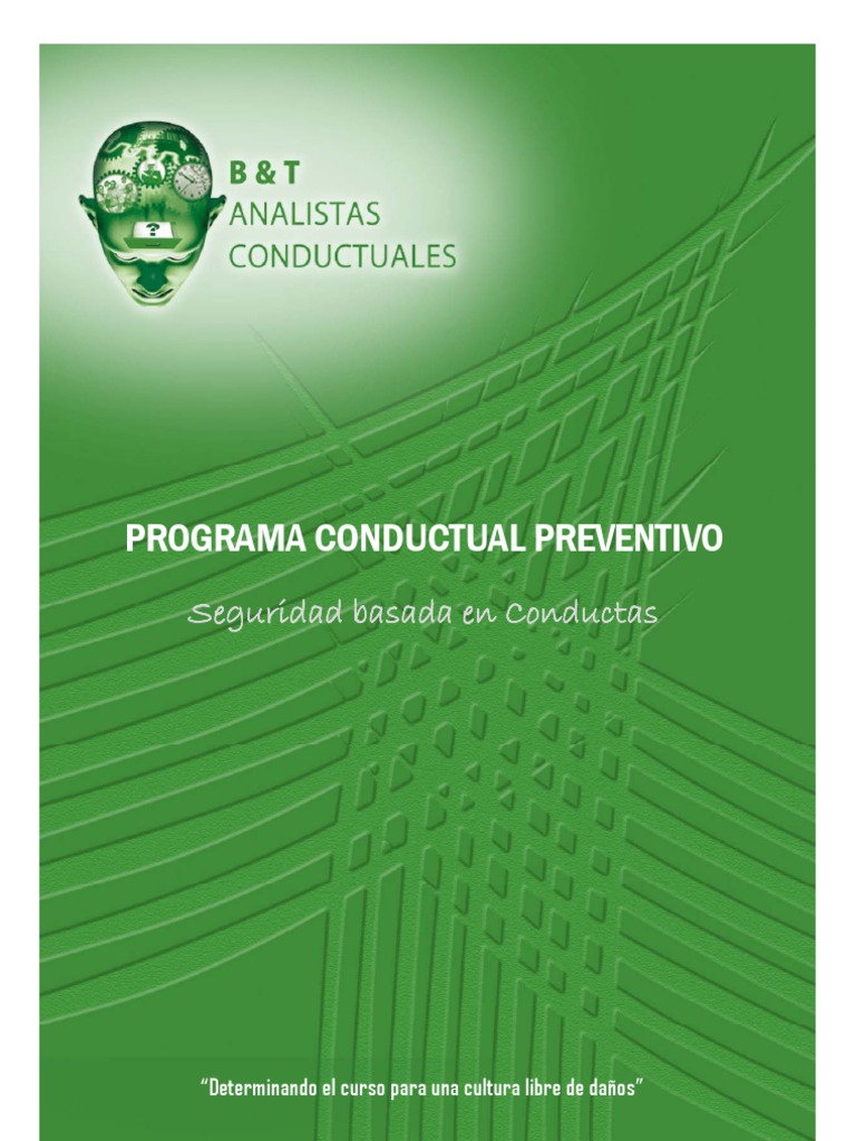 Programa Conductual Preventivo en Seguridad | PDF | Comportamiento ...