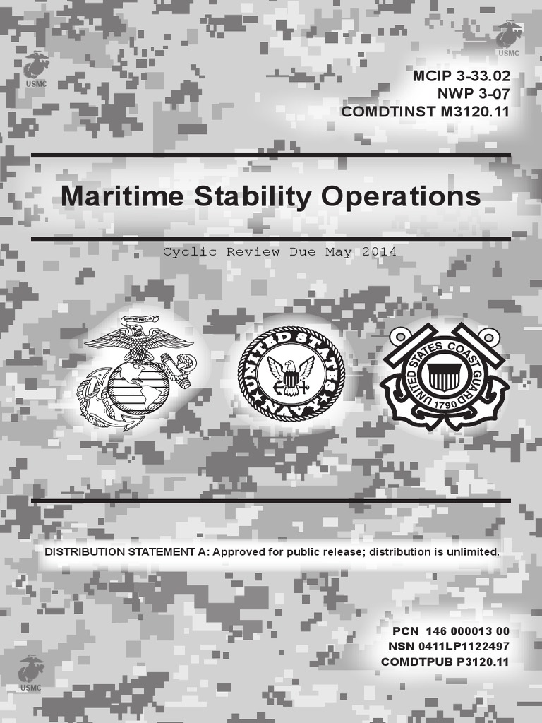 Maritime Stability Operations (2013) | PDF | United States Coast Guard ...