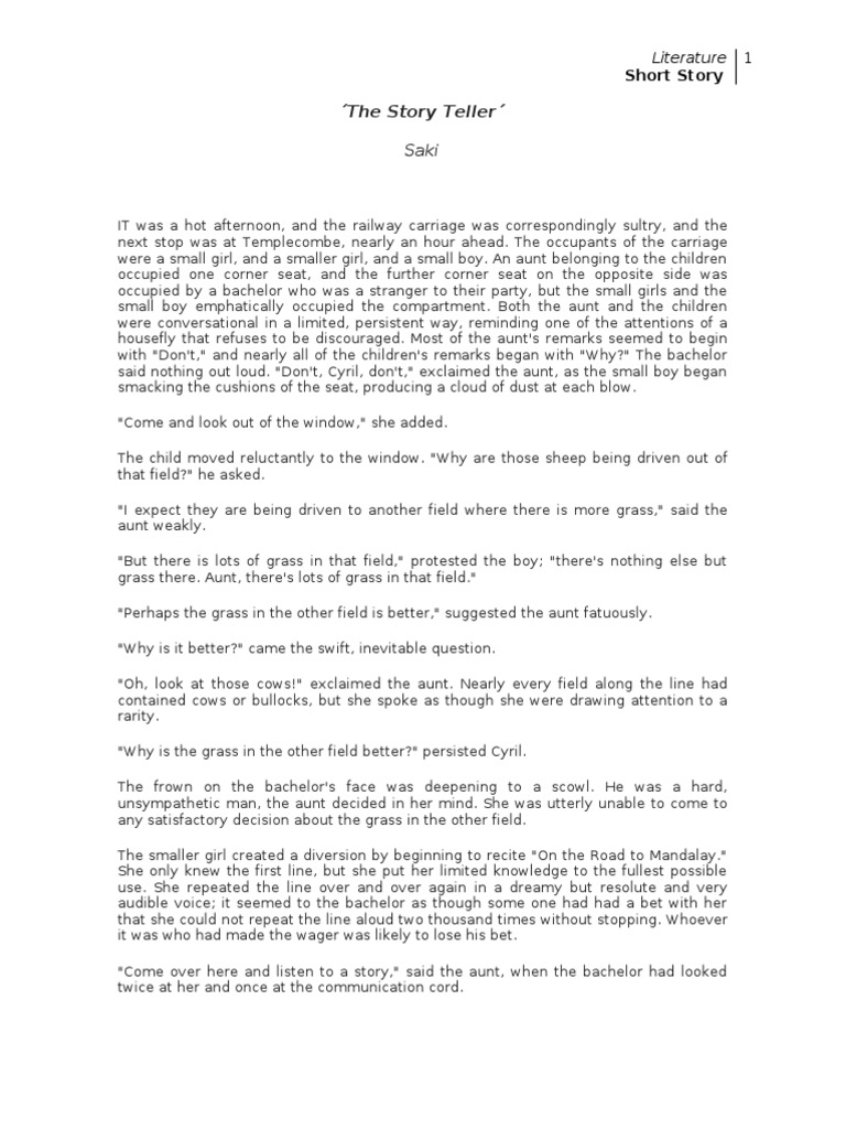 The Story Teller | PDF