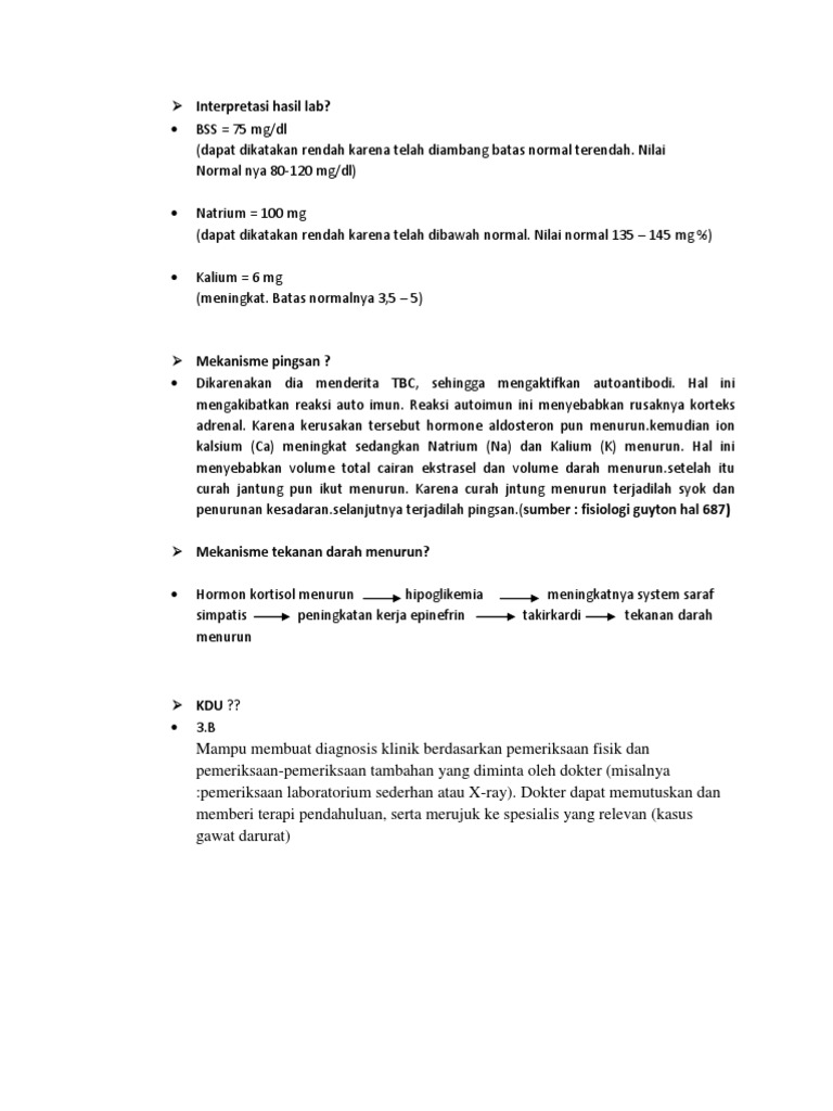 Interpretasi Hasil Lab | PDF