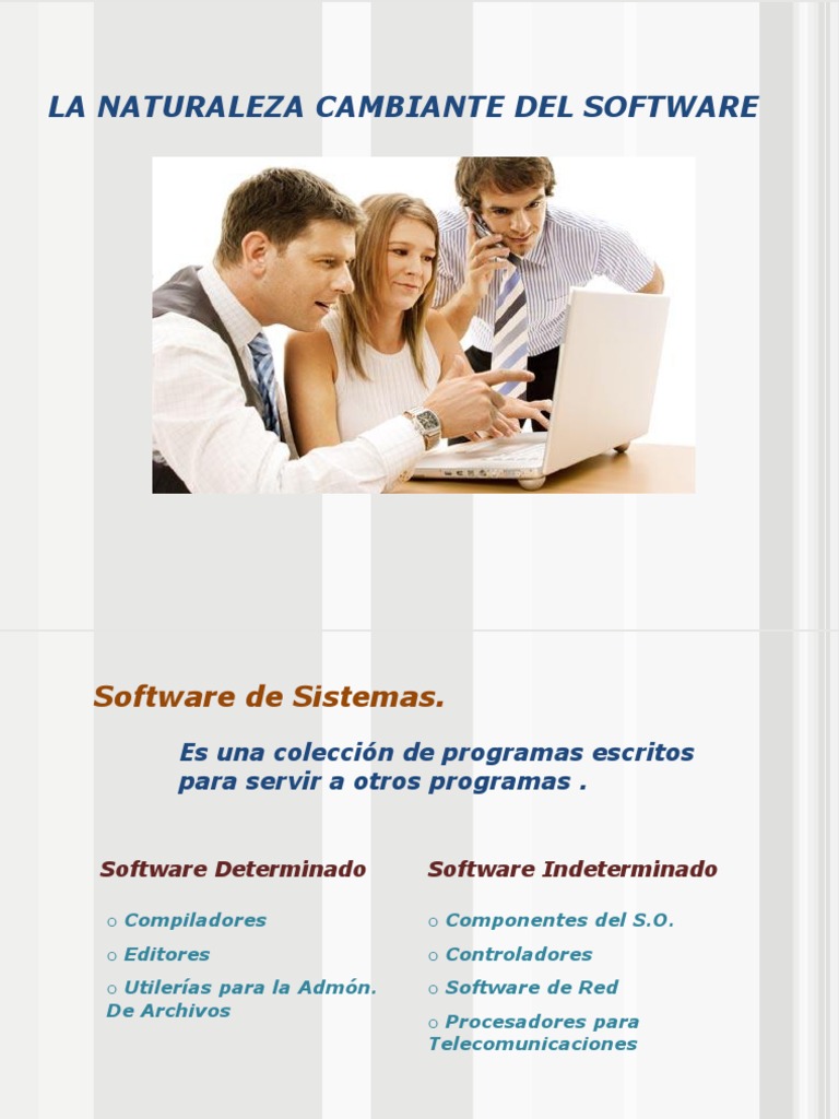 La Naturaleza Cambiante Del Software | PDF | Software | Inteligencia ...
