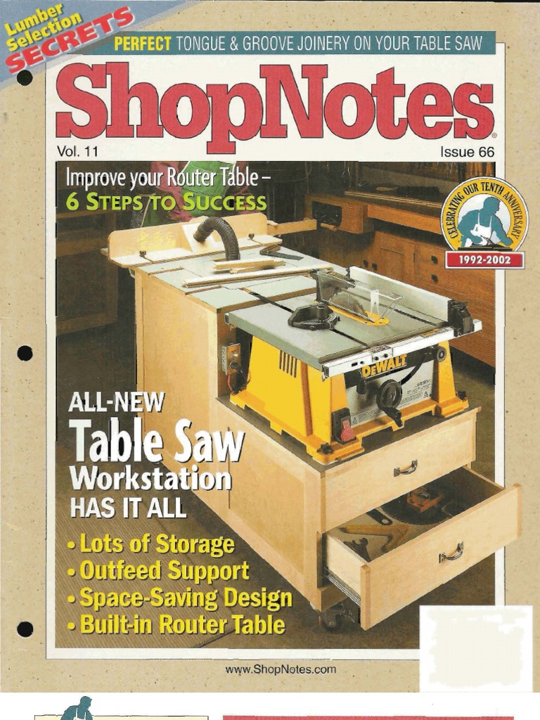 ShopNotes Issue 66 | PDF | Door | Cabinetry
