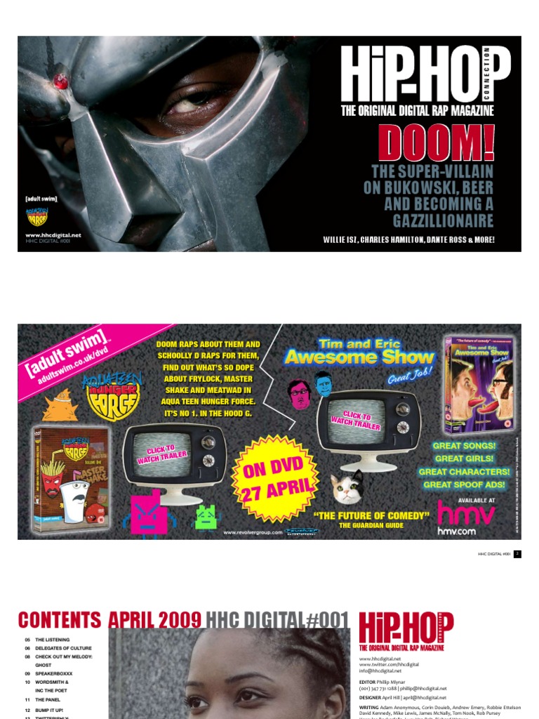 Hip-Hop Connection Digital Issue #1 | PDF | Compact Disc | Rapping