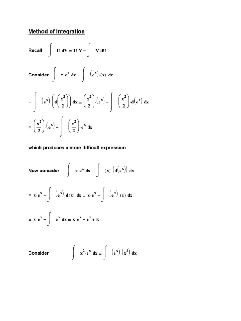 Advanced Integration Techniques | PDF | Functions And Mappings ...