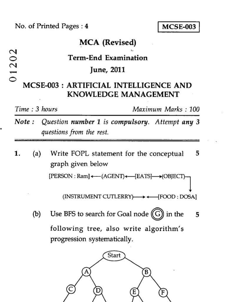Mcse 003 | PDF | Artificial Intelligence | Intelligence (AI) & Semantics