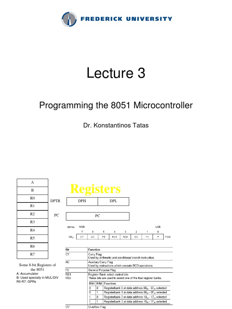 Programming 8051 Microcontroller | PDF | Sampling (Signal Processing ...