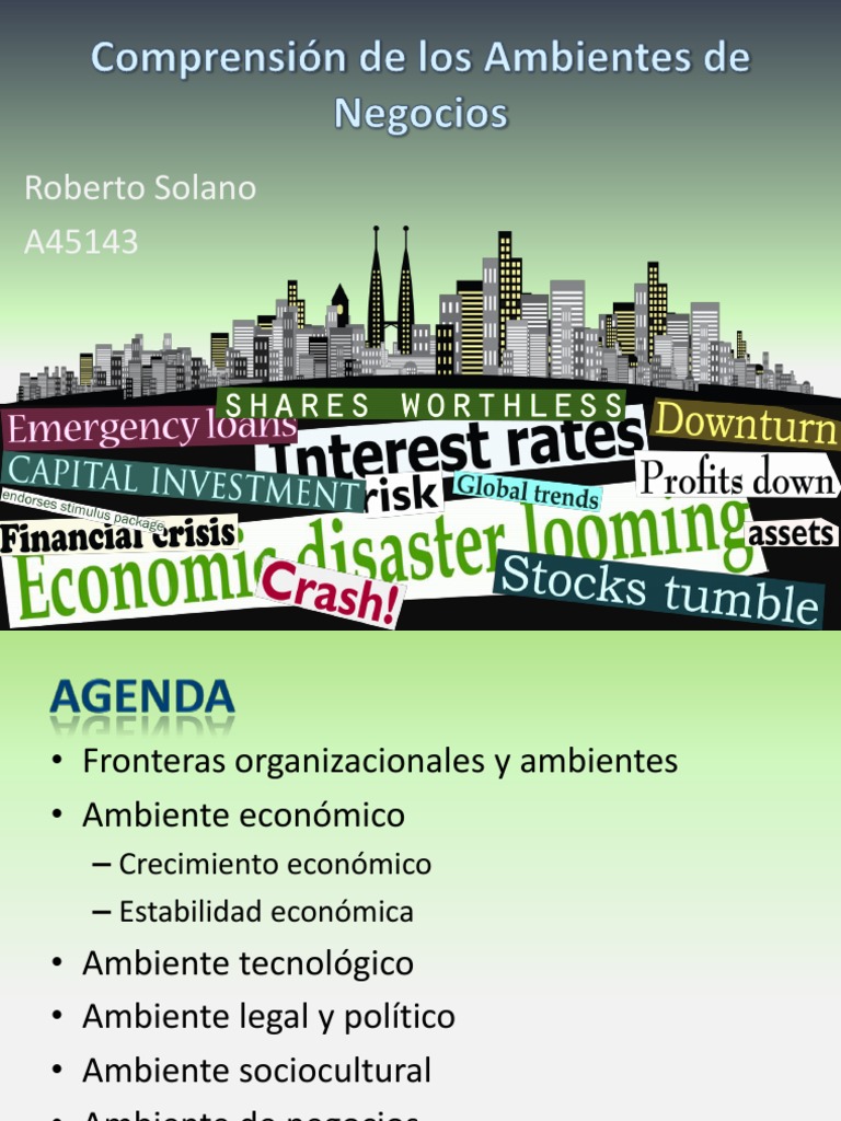 Comprensión de Los Ambientes de Negocios | Descargar gratis PDF ...