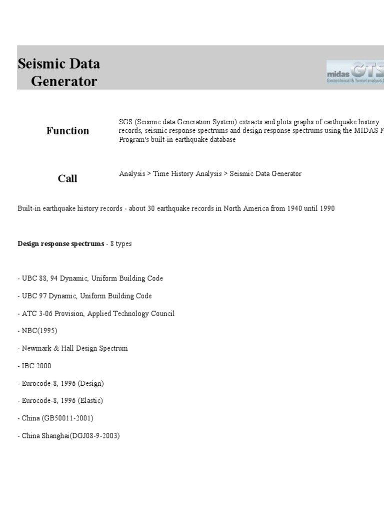 Seismic Data Generator | PDF | Spectrum | File Format