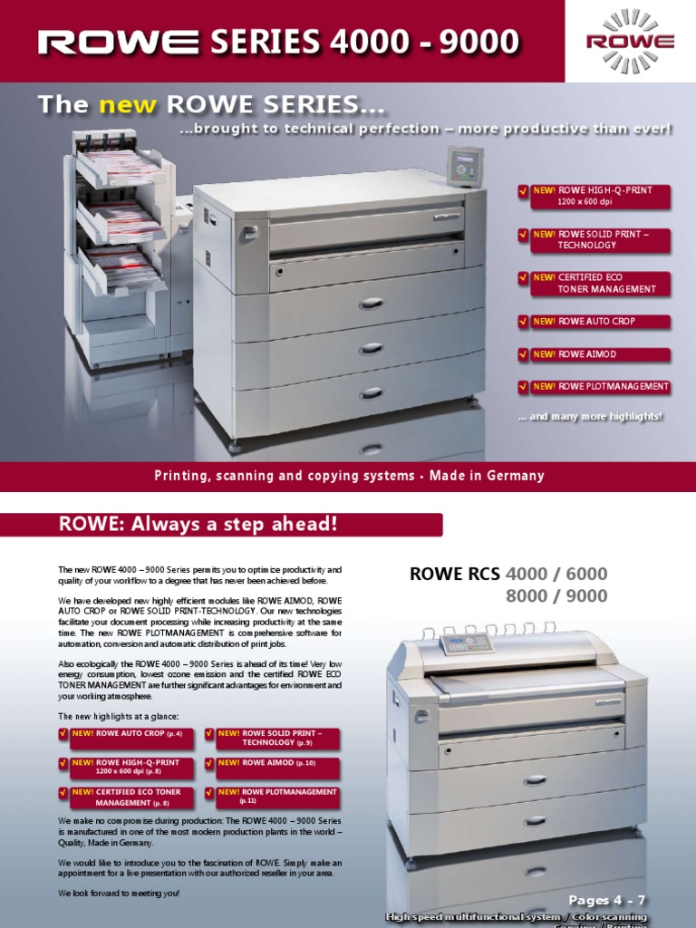 Rowe RCS4000-RCS6000-RCS8000-RCS9000 | PDF | Image Scanner | Printer ...