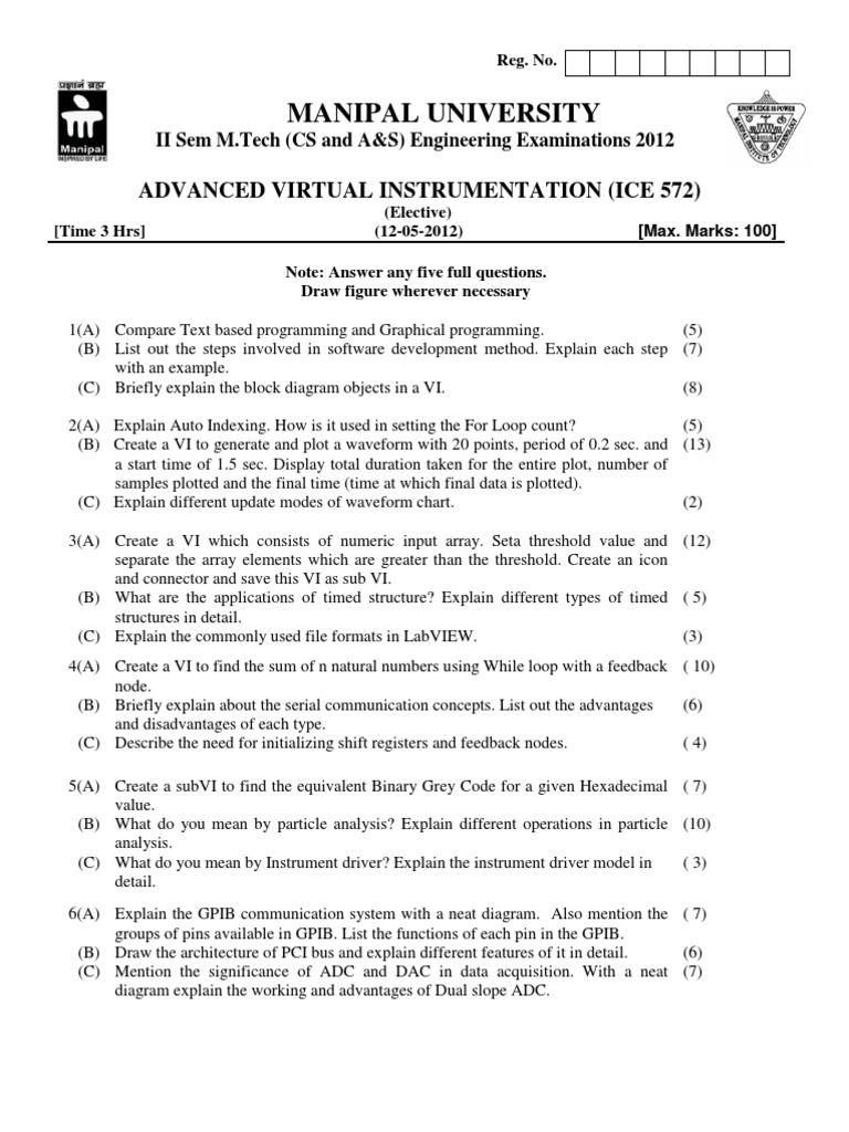 Advanced Virtual Instrumentation | PDF