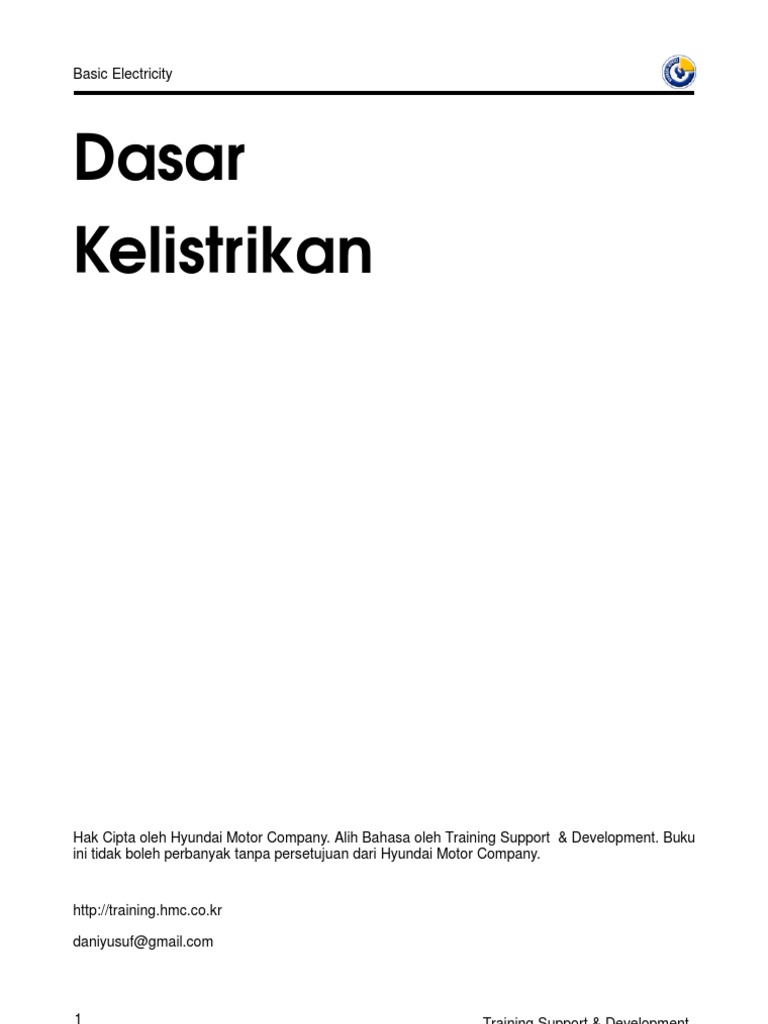 Dasar Dasar Kelistrikan Electrical Basic Electricity | PDF | Teknologi ...