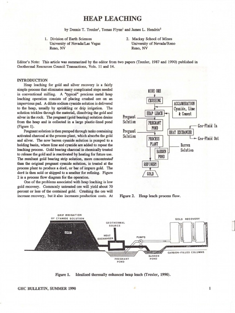 Heap Leaching | PDF | Gold | Cyanide